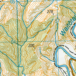 Waitotara River, Taranaki - NZ Topo Map