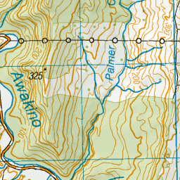 Awakino River, Waikato - NZ Topo Map