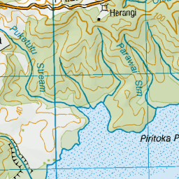 Puketutu Stream, Waikato - NZ Topo Map