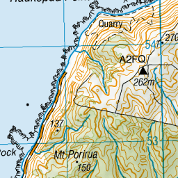 Hongoeka, Wellington - NZ Topo Map