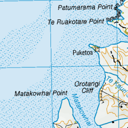 Matakowhai Point, Waikato - NZ Topo Map