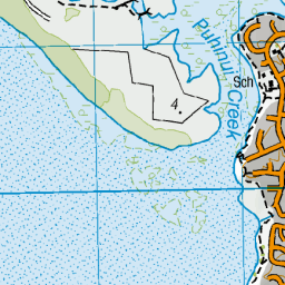 Puhinui Creek, Auckland - NZ Topo Map