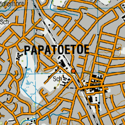 PAPATOETOE, Auckland - NZ Topo Map