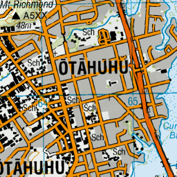 OTAHUHU, Auckland - NZ Topo Map