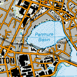 Panmure Basin, Auckland - NZ Topo Map