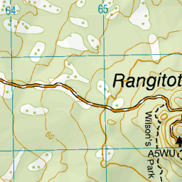 Rangitoto Island, Auckland - NZ Topo Map