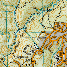 Korokoro Stream, Wellington - NZ Topo Map