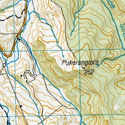 Pukerangiora, Waikato - NZ Topo Map