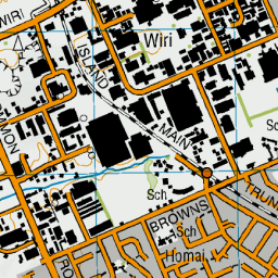 Wiri, Auckland - NZ Topo Map