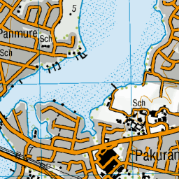 Pakuranga, Auckland - NZ Topo Map