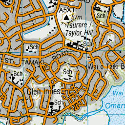Glen Innes, Auckland - NZ Topo Map