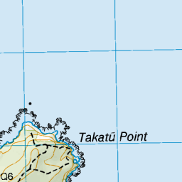 Takatu Point, Auckland - NZ Topo Map