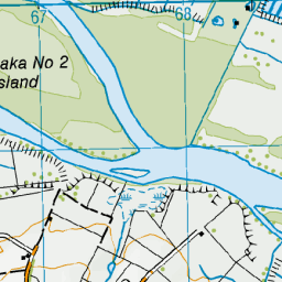 Kaiwaka No 2 Island, Waikato - NZ Topo Map