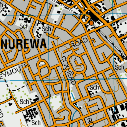 MANUREWA, Auckland - NZ Topo Map