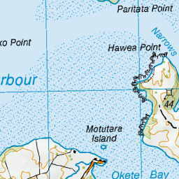Hawea Point, Waikato - NZ Topo Map
