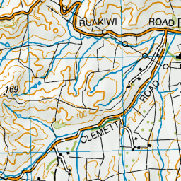 Ruakiwi, Waikato - NZ Topo Map
