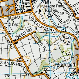 Buckland, Auckland - NZ Topo Map