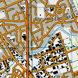Manurewa East, Auckland - NZ Topo Map