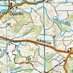 Oparau, Waikato - NZ Topo Map