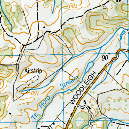 Te Horo Stream, Waikato - NZ Topo Map