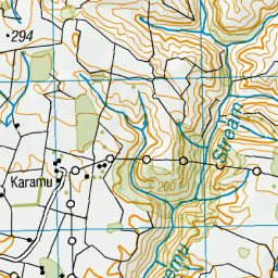Karamu, Manawatu-Wanganui - NZ Topo Map