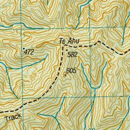 Matemateaonga Track, Manawatu-Wanganui - NZ Topo Map