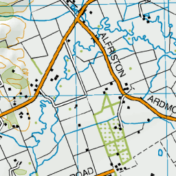 Papakura Stream, Auckland - NZ Topo Map