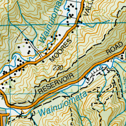 Wainuiomata River, Wellington - NZ Topo Map