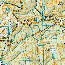 Paparangi, Manawatu-Wanganui - NZ Topo Map