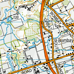 Bombay, Auckland - NZ Topo Map