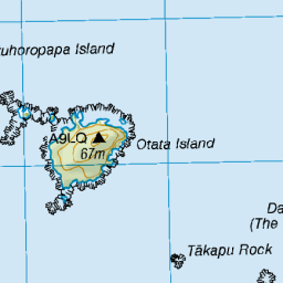 Otata Island, Auckland - NZ Topo Map