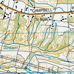 Te Ngaio, Manawatu-Wanganui - NZ Topo Map