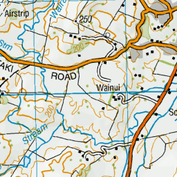 Wainui, Waikato - NZ Topo Map