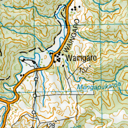 Waingaro, Waikato - NZ Topo Map