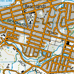 Beachlands, Auckland - NZ Topo Map