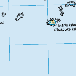 Maria Island (Ruapuke Island), Auckland - NZ Topo Map