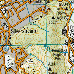 Silverstream, Wellington - NZ Topo Map