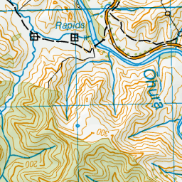 Ohura River, Manawatu-Wanganui - NZ Topo Map