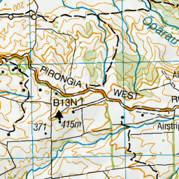 Oparau River, Waikato - NZ Topo Map