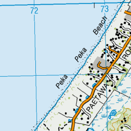 Peka Peka Beach, Wellington - NZ Topo Map