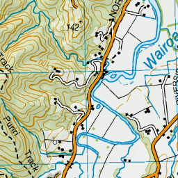 Wairoa River, Auckland - NZ Topo Map