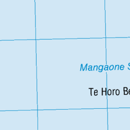Te Horo Beach, Wellington - NZ Topo Map