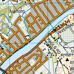 Aramoho, Manawatu-Wanganui - NZ Topo Map