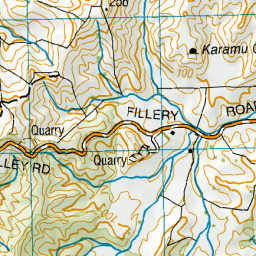 Karamu Caves, Waikato - NZ Topo Map