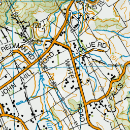 Hunua Stream, Auckland - NZ Topo Map