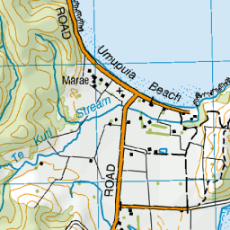 Umupuia Beach, Auckland - NZ Topo Map