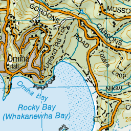 Totara Loop Track, Auckland - NZ Topo Map