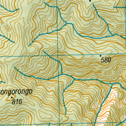 Orongorongo, Wellington - NZ Topo Map