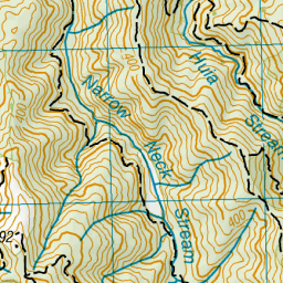 Huia Stream, Wellington - NZ Topo Map
