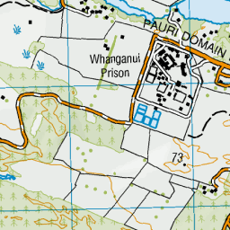 Lake Pauri, Manawatu-Wanganui - NZ Topo Map
